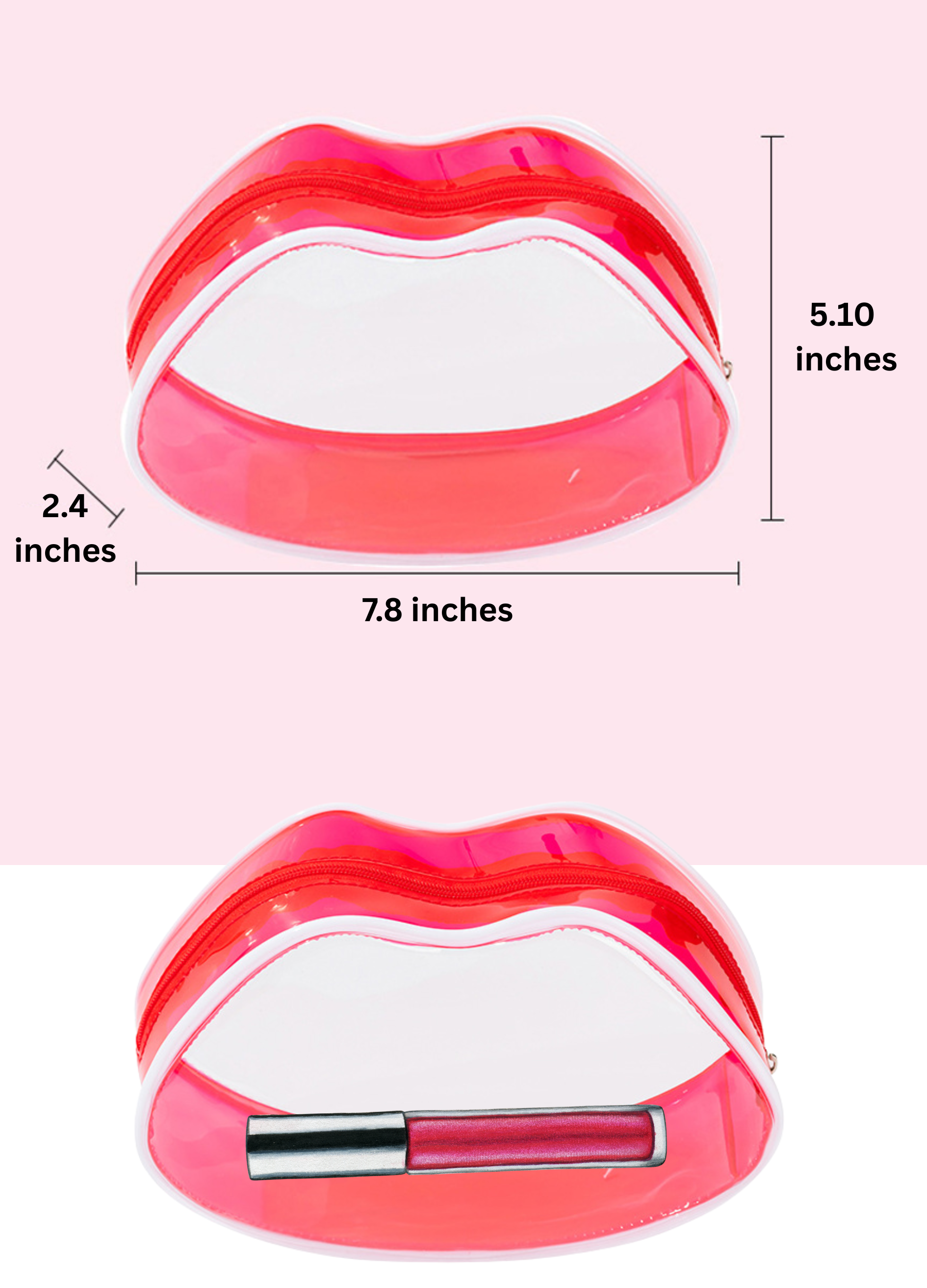 Set of 4 Lip Shaped Bags – Court of Achievers