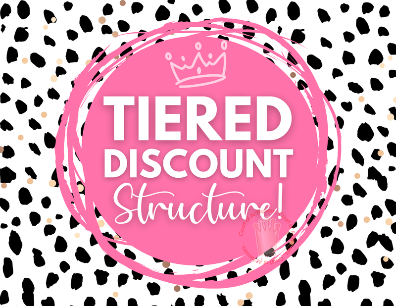 Tiered Discount Structure Postcard – Court of Achievers