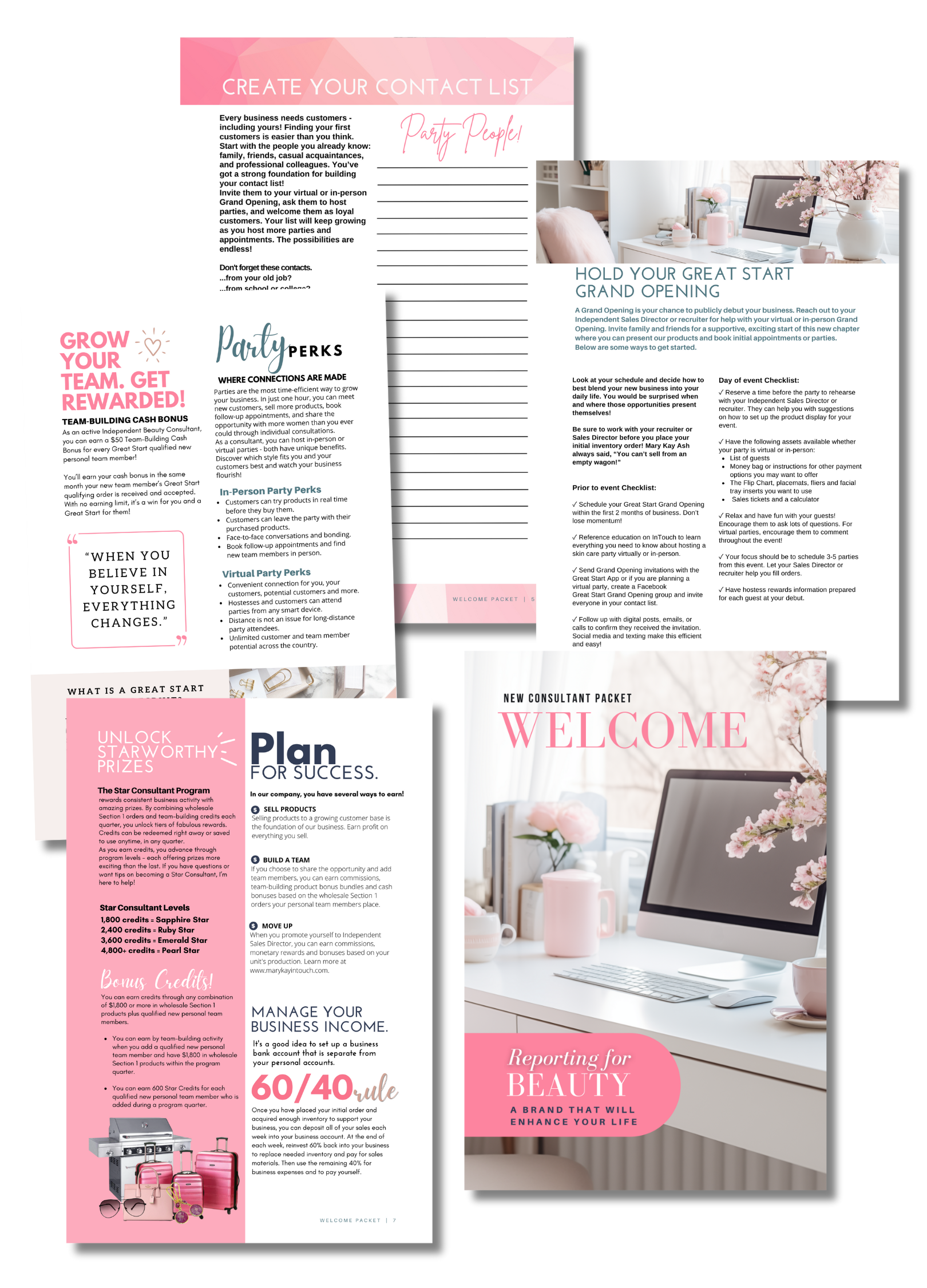 Set of 10 Welcome Packets – Court of Achievers