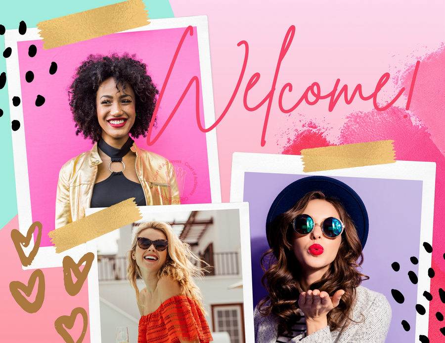 Welcome! Postcard – Court of Achievers